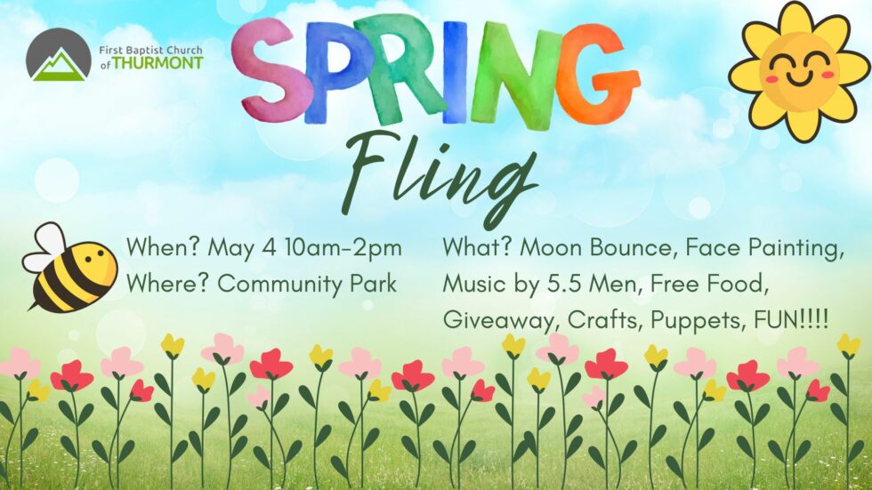 Volunteers For Spring Fling 2024 | First Baptist Church of Thurmont